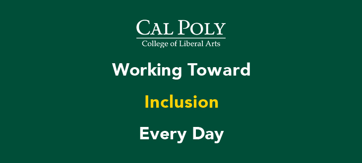 Welcome! - College of Liberal Arts - Cal Poly, San Luis Obispo