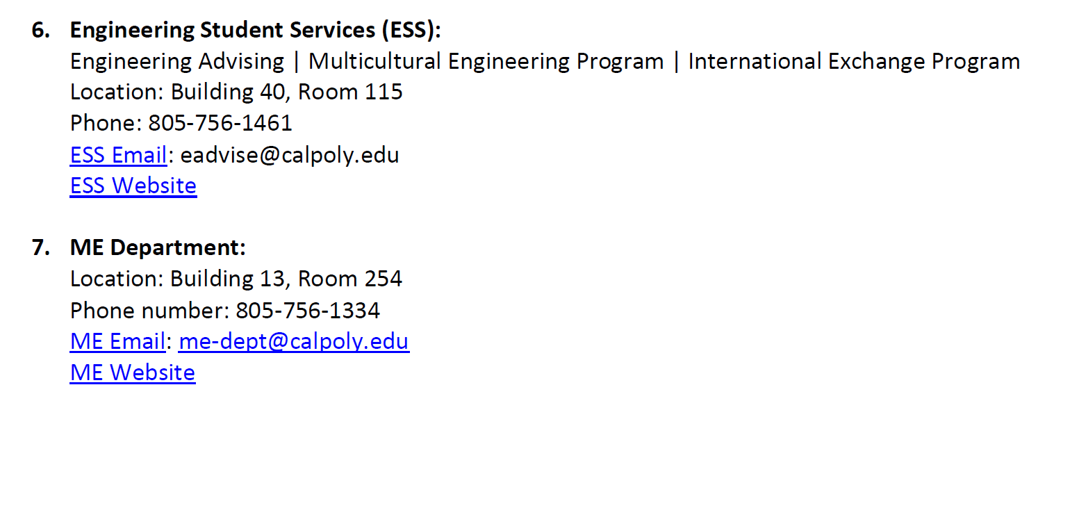 Transfer Students - Engineering Student Services - Cal Poly, San Luis ...