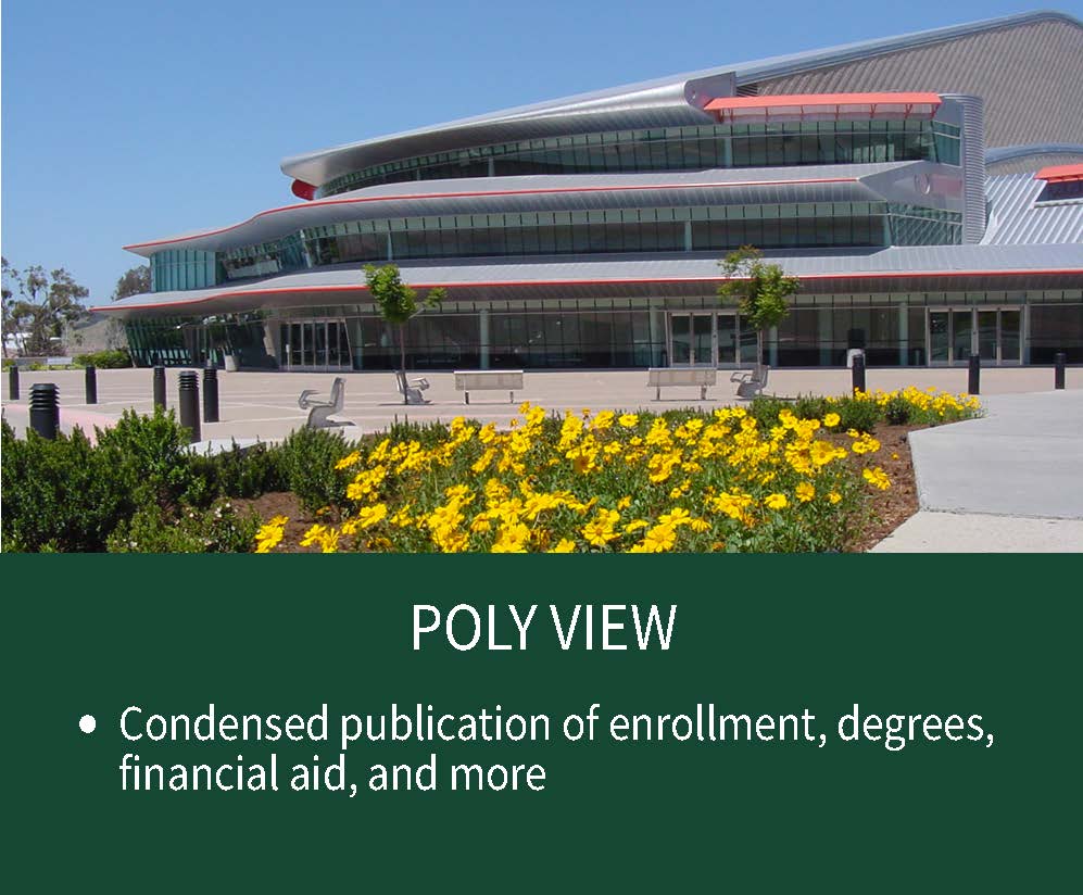 IR Home - Institutional Research - Cal Poly, San Luis Obispo