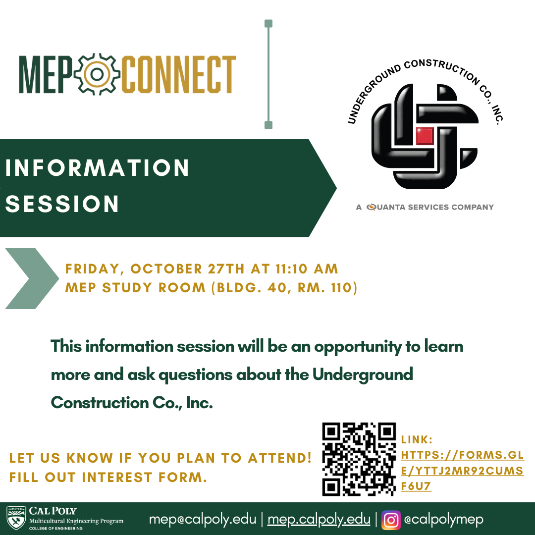 MEP Events - Multicultural Engineering Program - Cal Poly, San Luis Obispo