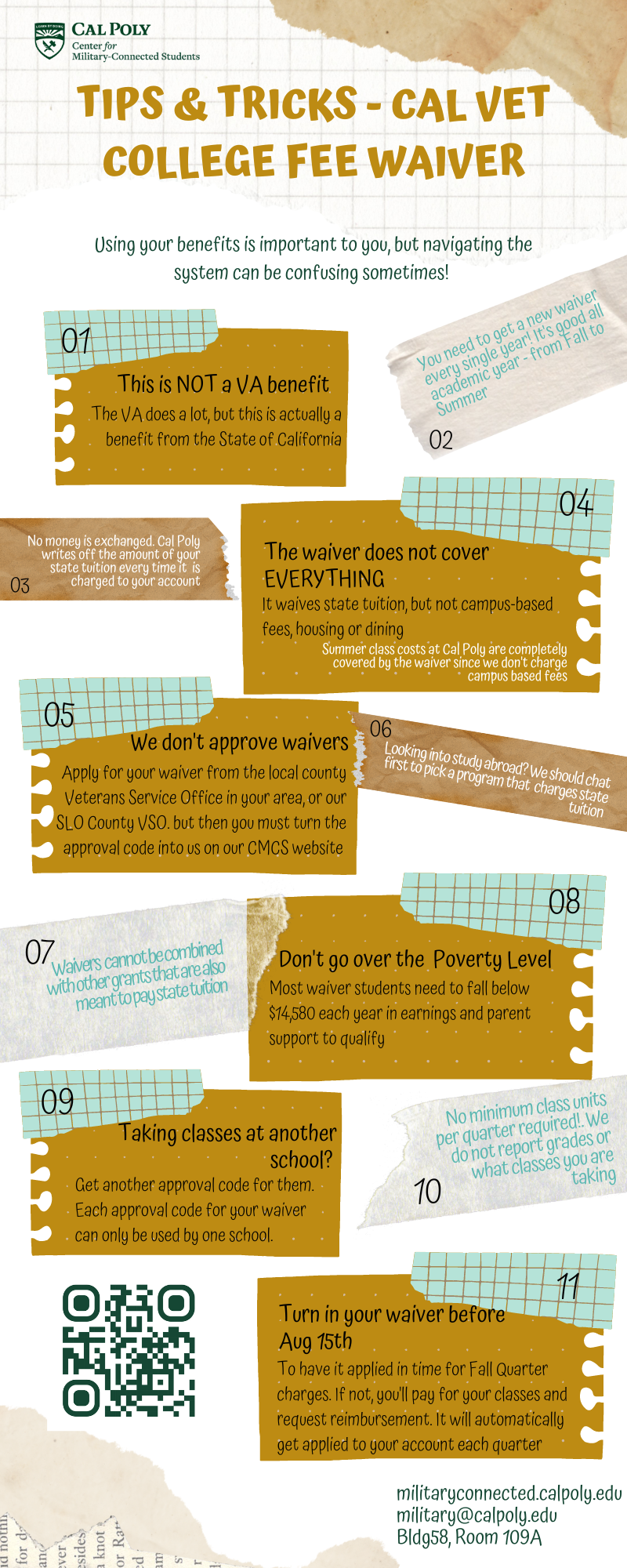 Getting Started - Center for Military-Connected Students - Cal Poly ...