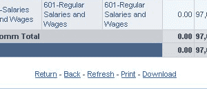 Action Links: Refresh & Print - PolyData Warehouse and Support - Cal Poly, San Luis Obispo