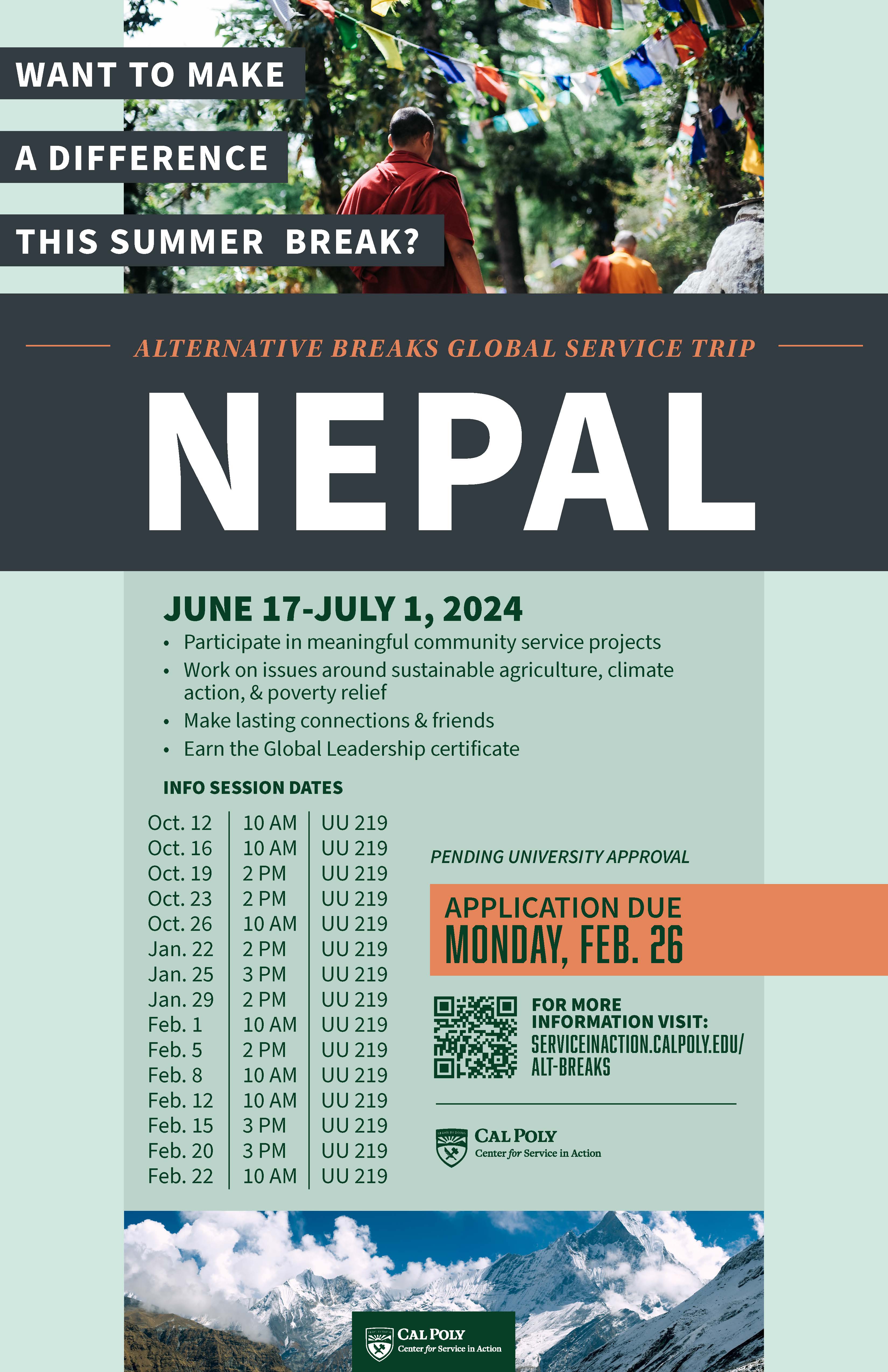 Alternative Breaks - Center for Service in Action - Cal Poly, San Luis ...