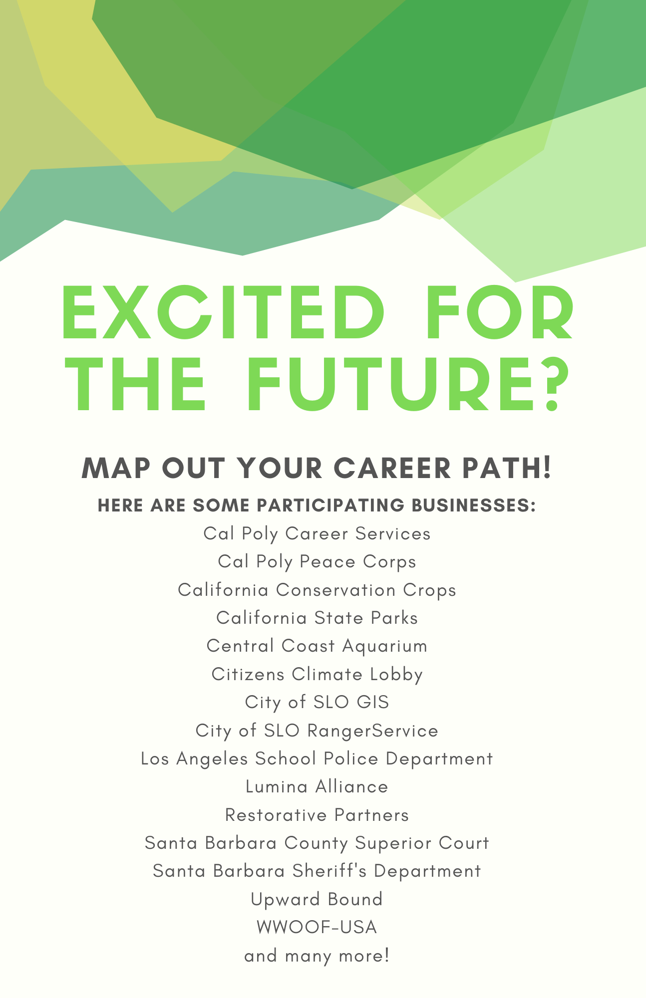 2023 SOCS Department Career Expo - Social Sciences Department - Cal ...