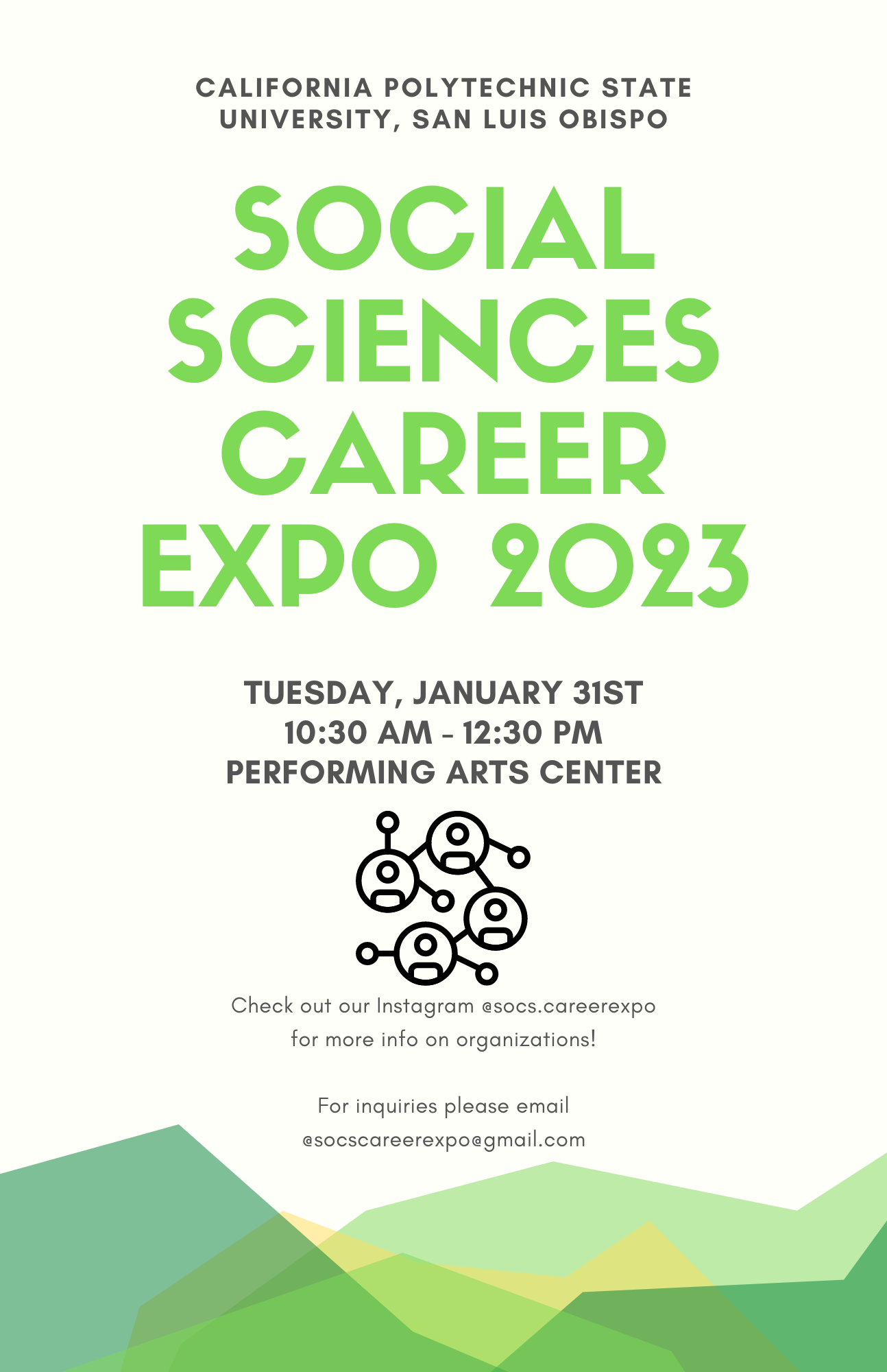 2023 SOCS Department Career Expo - Social Sciences Department - Cal ...