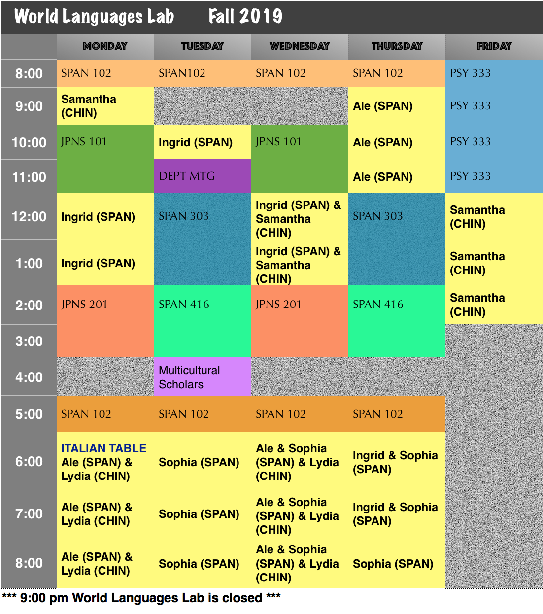 World Languages Lab - World Languages and Cultures Department - Cal ...